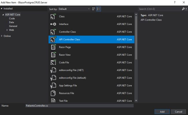 Blazor - CRUD Using PostgreSQL And Entity Framework Core Blazor - CRUD Using PostgreSQL And Entity Framework Core
